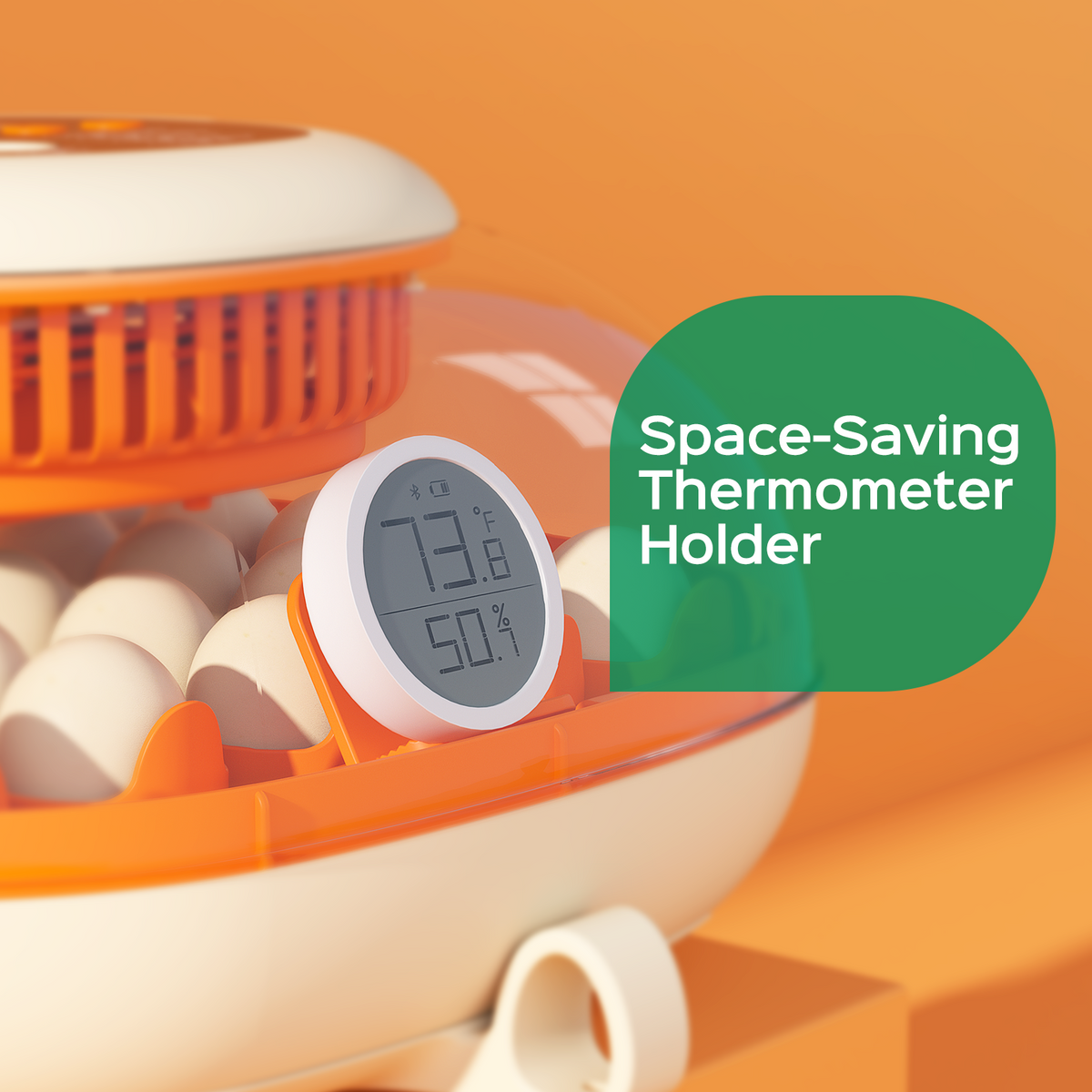 Egg Incubator, 25 Egg Capacity, with auto egg turner - Chickcozy