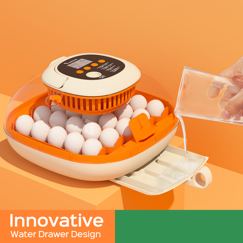 Egg Incubator, 25 Egg Capacity, with auto egg turner - Chickcozy